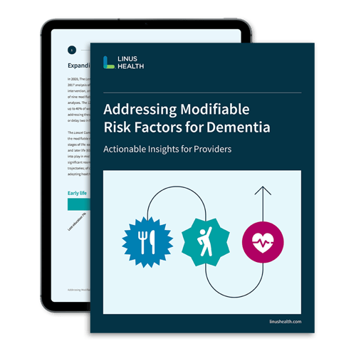 Addressing Modifiable Risk Factors for Dementia - White Paper